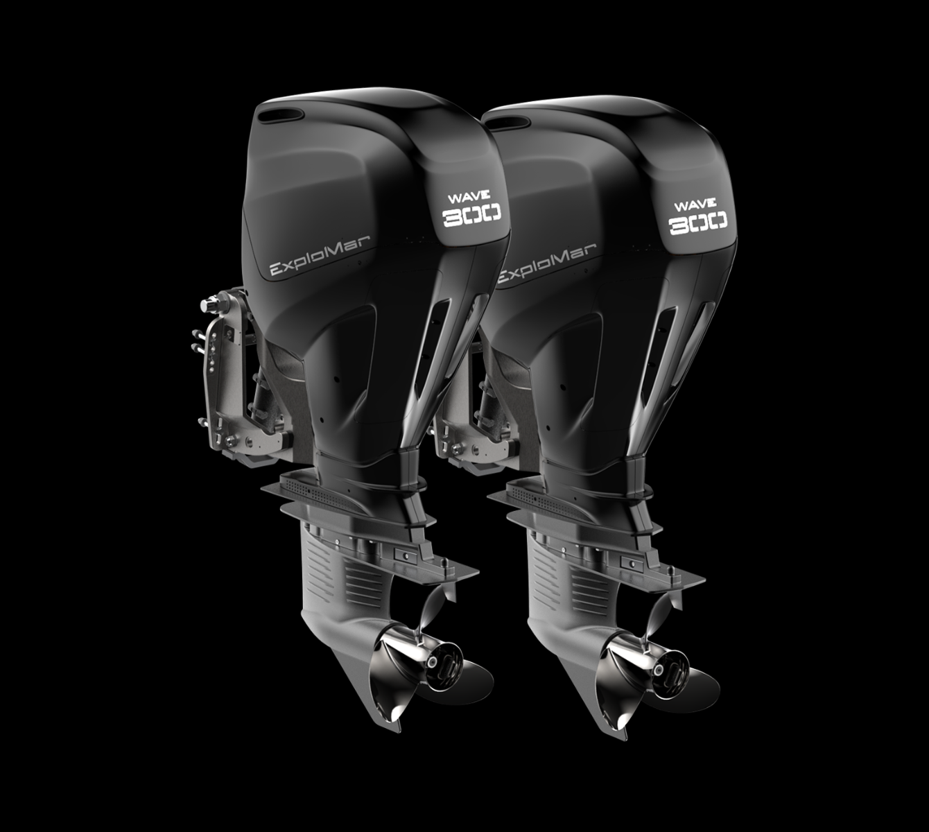 600HP Twin Electric Outboard System (2×WAVE 300 +360 kWh NMC Batt ...