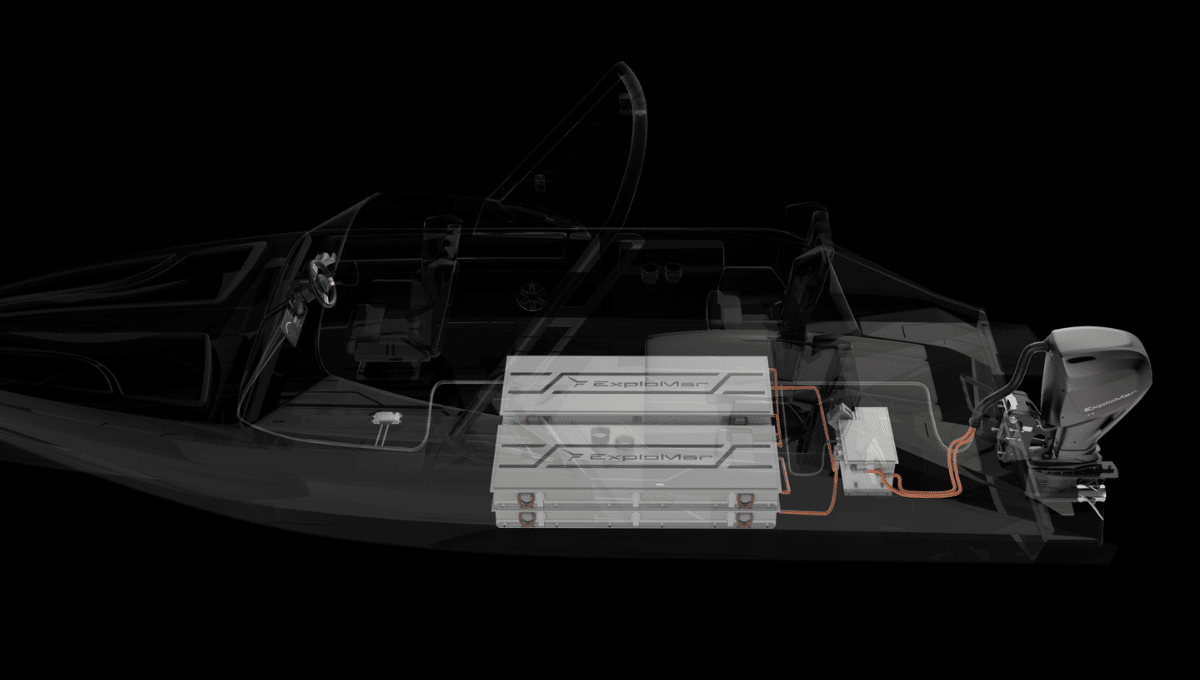 300HP Electric Outboard System For 8-15m Boat - ExploMar